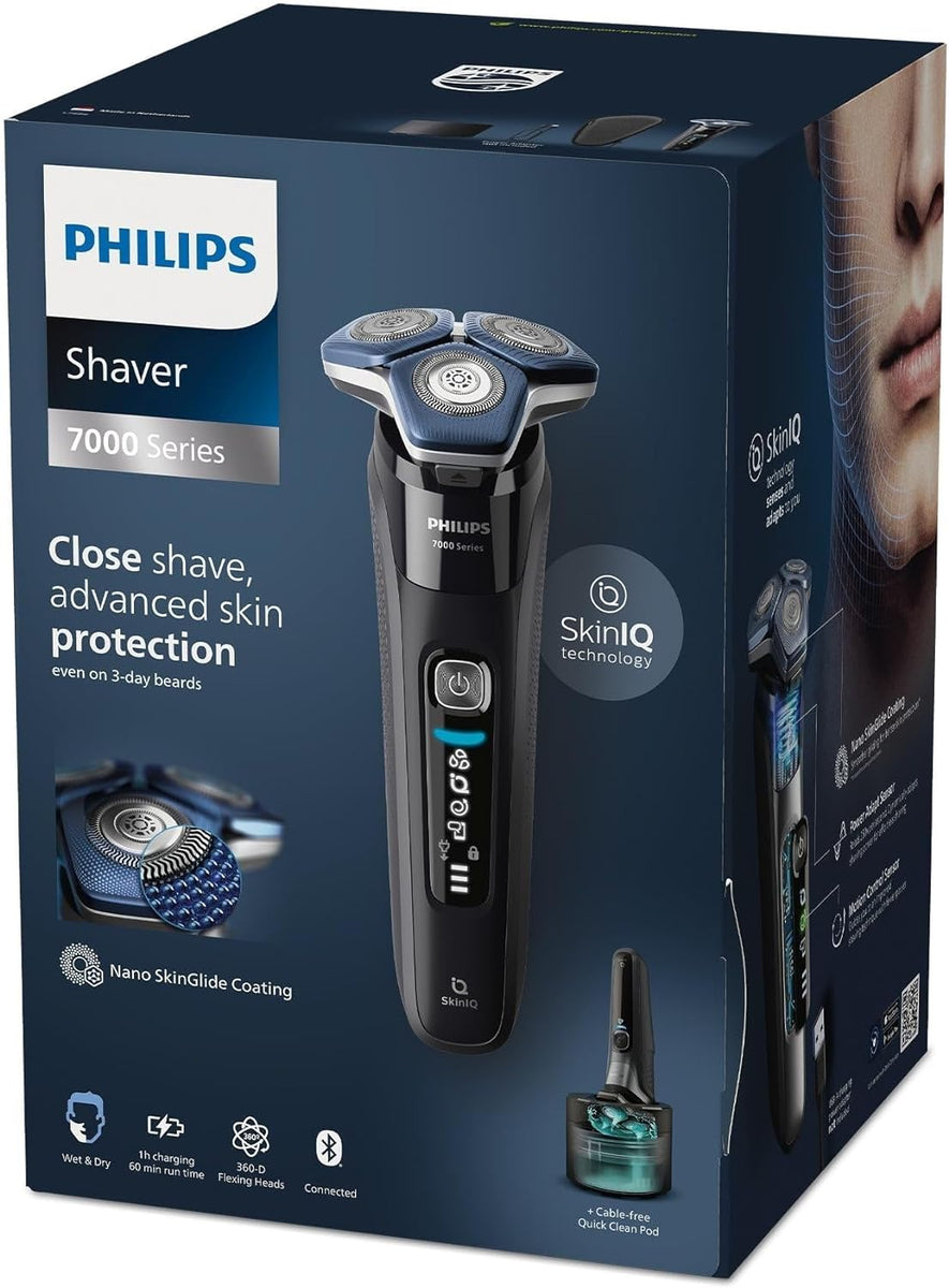 Philips 7000 series Wet & Dry electric shaver with SkinIQ S7886/50– Get ...